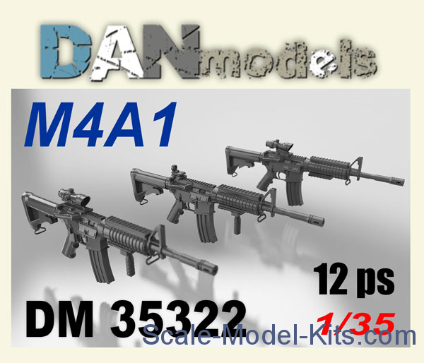 DAN Models - Detailing set. Rifles M4A1 - plastic scale model kit in 1: ...