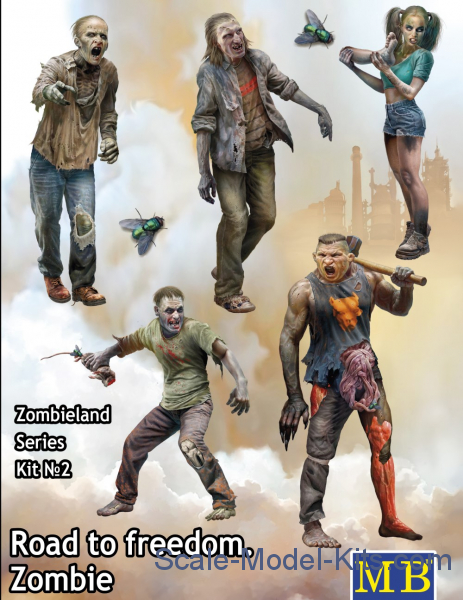 Zombieland Series, Kit No. 2. Road to freedom. Zombie-Master Box ...